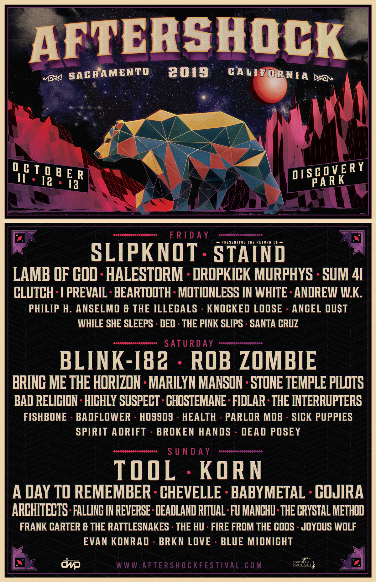 Aftershock 2019 lineup announced • Sacramento News & Review