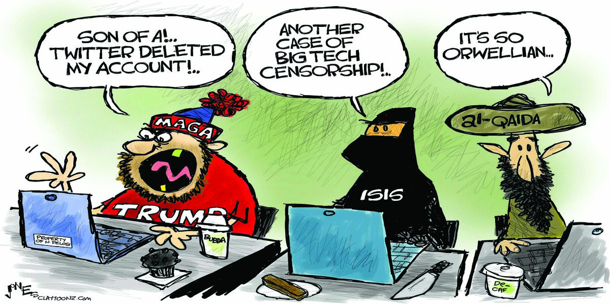 Cartoon: Big tech censorship Sacramento News & Review - Flipboard